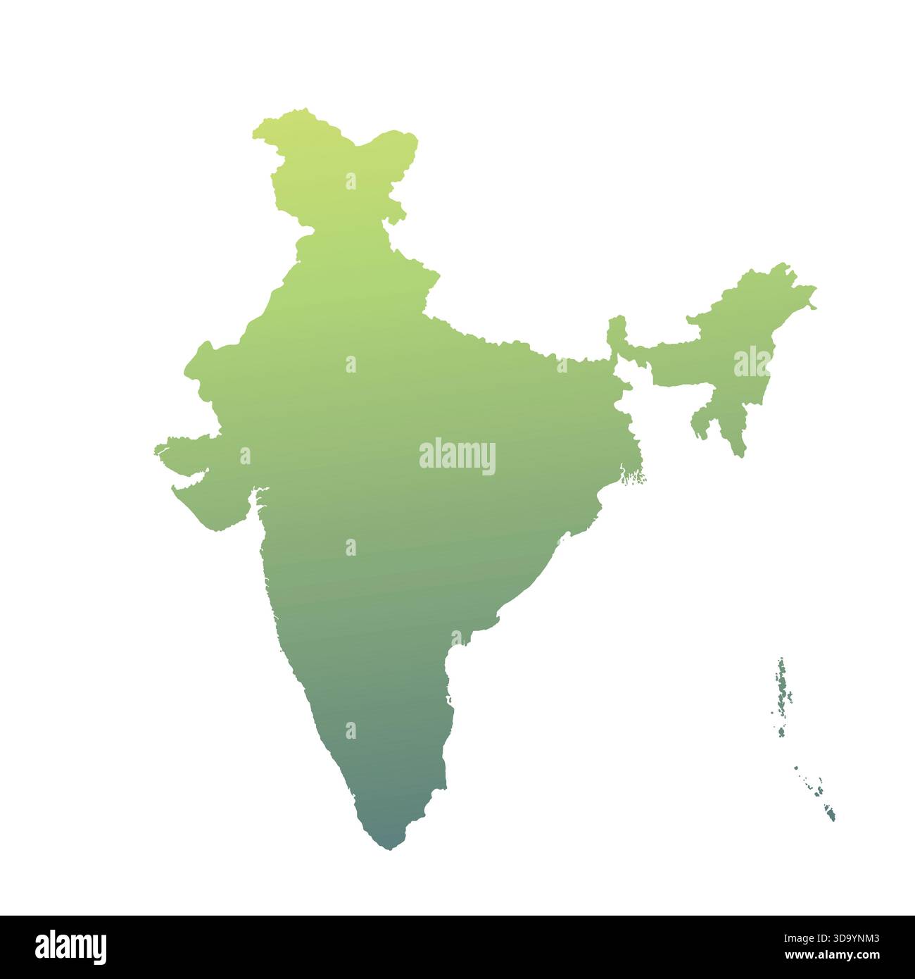 Map of Indiia, sign silhouette. World Map Globe. Vector Illustration ...