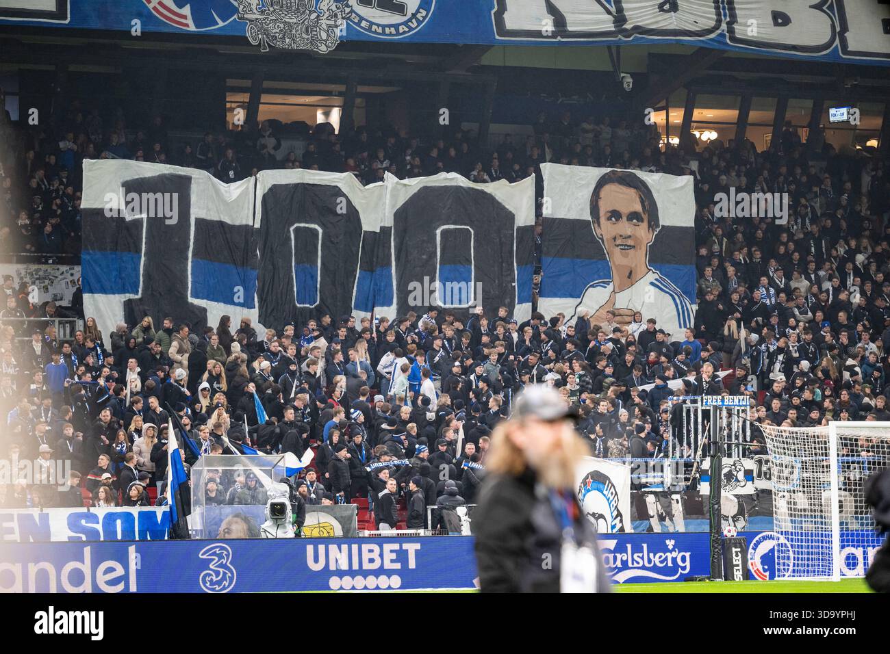 Copenhagen, Denmark, 07th, December 2025. Football fans of FC ...
