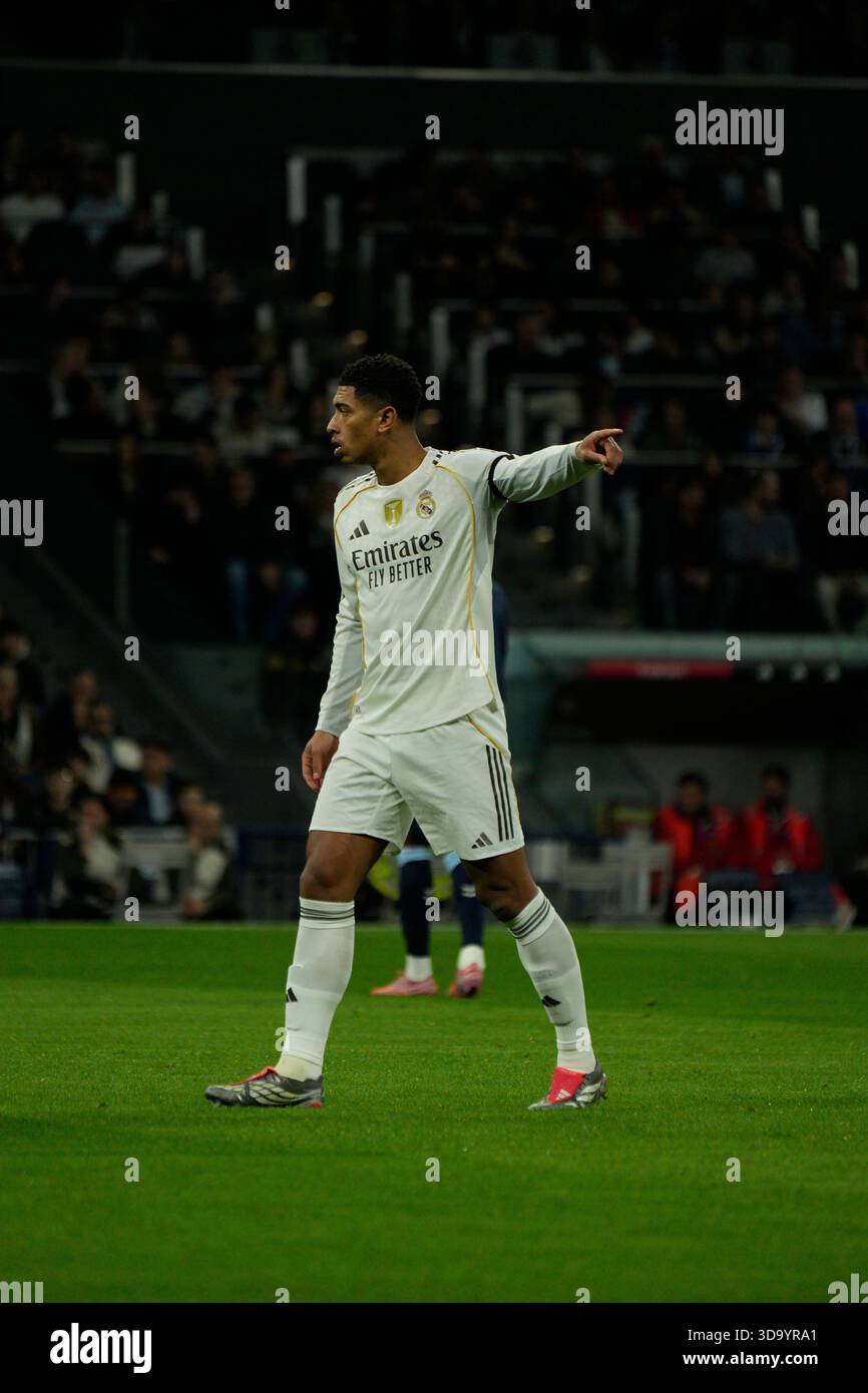 MADRID, SPAIN - DECEMBER 7, 2025: Jude Bellingham during LaLiga match ...