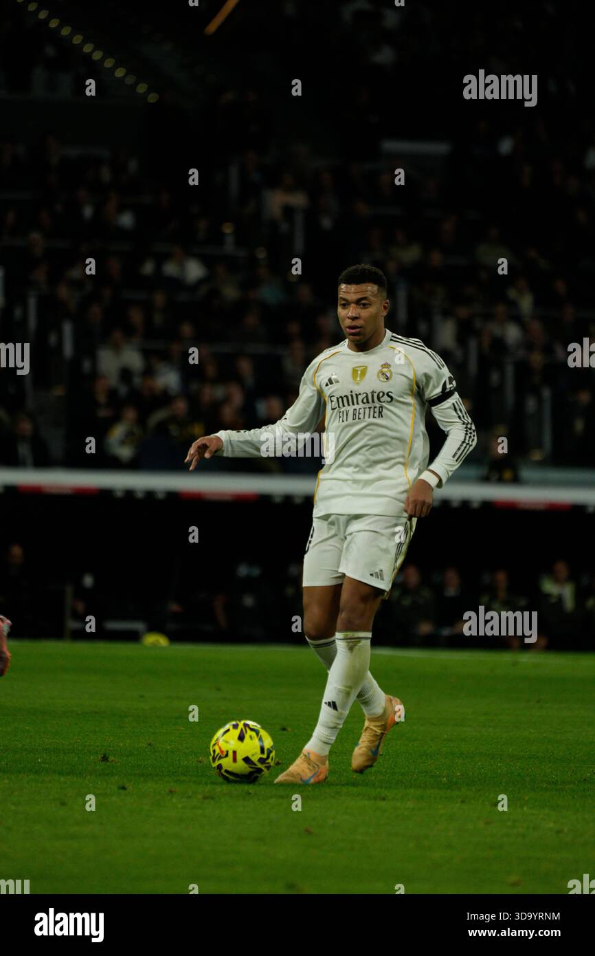 MADRID, SPAIN - DECEMBER 7, 2025: Kylian Mbappe during LaLiga match ...