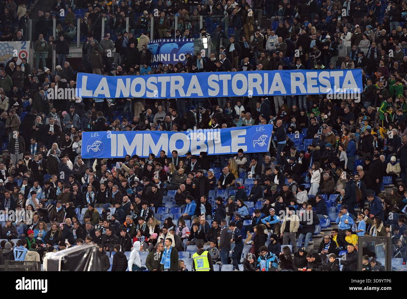 Lazio roma olimpico fans hi-res stock photography and images - Alamy