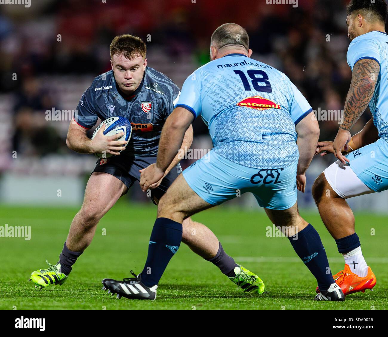 Gloucester, England, UK, 7 December 2025. Seb Blake of Gloucester Rugby ...