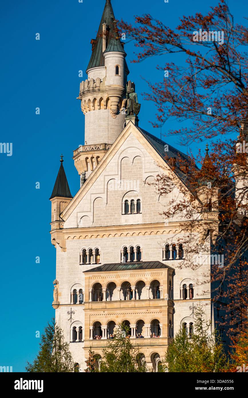 Neuschwanstein Castle: A Fairy Tale Fortress in Bavaria Stock Photo - Alamy