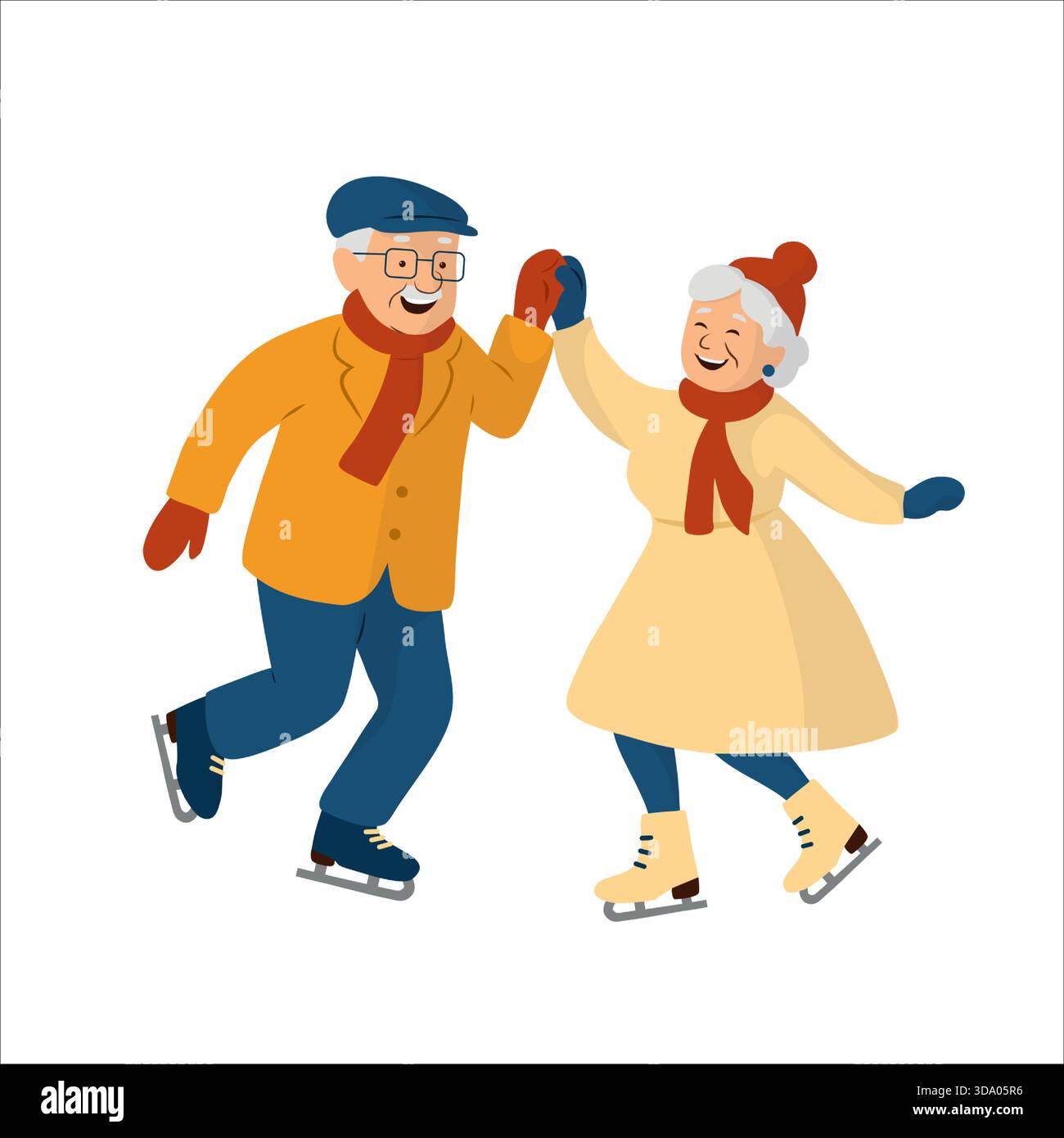 Couple fun sport Stock Vector Images - Alamy