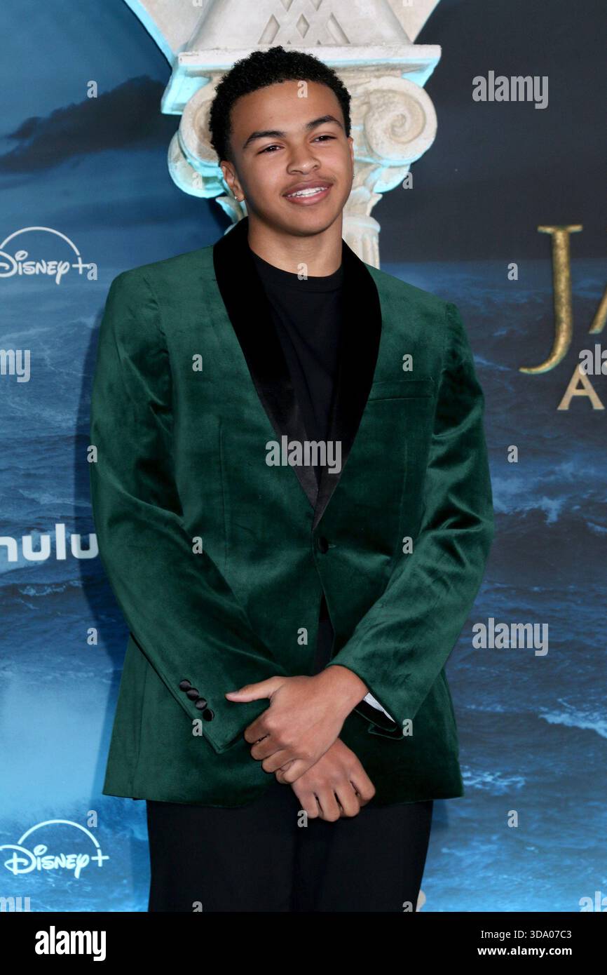 LOS ANGELES - DEC 3: Shaun Dixon at the Percy Jackson and the Oympians ...