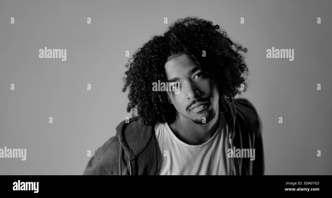 Minimal portrait adult man Black and White Stock Photos & Images - Alamy
