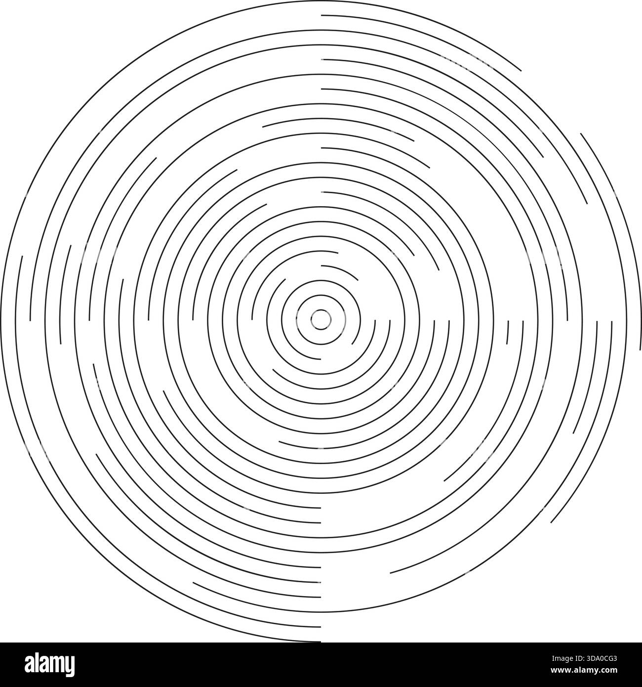 Circular ripple effect isolated on Stock Vector Images - Alamy