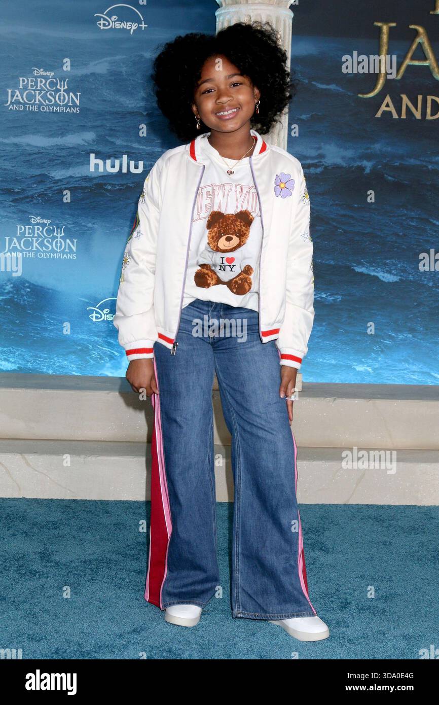 Marissa Winans at arrivals for PERCY JACKSON AND THE OLYMPIANS Season 2 ...