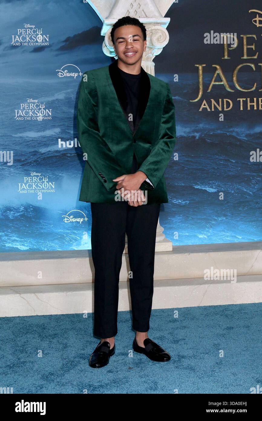 Shaun Dixon at arrivals for PERCY JACKSON AND THE OLYMPIANS Season 2 ...