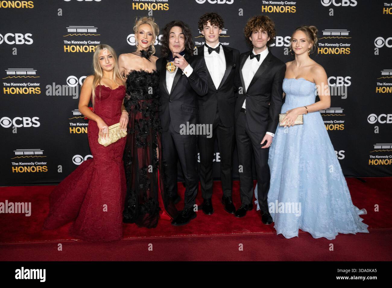Paul Stanley and family attend a Red Carpet event for the 48TH Kennedy ...