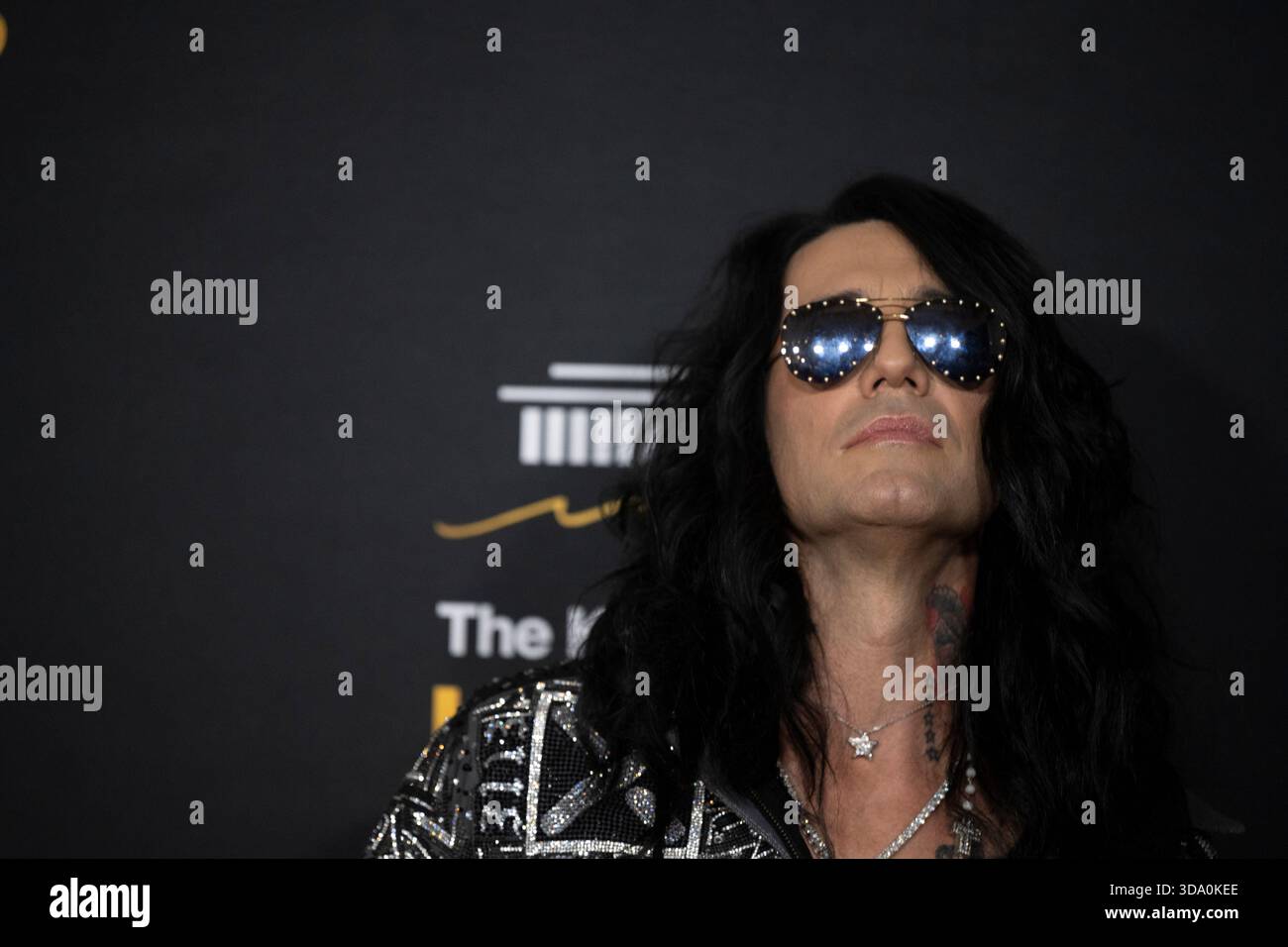 Magician Criss Angel attends a Red Carpet event for the 48TH Kennedy ...