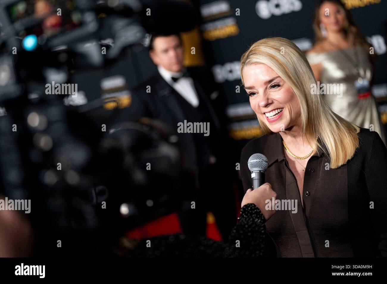 Attorney General Pam Bondi arrives on the red carpet for the 48th ...