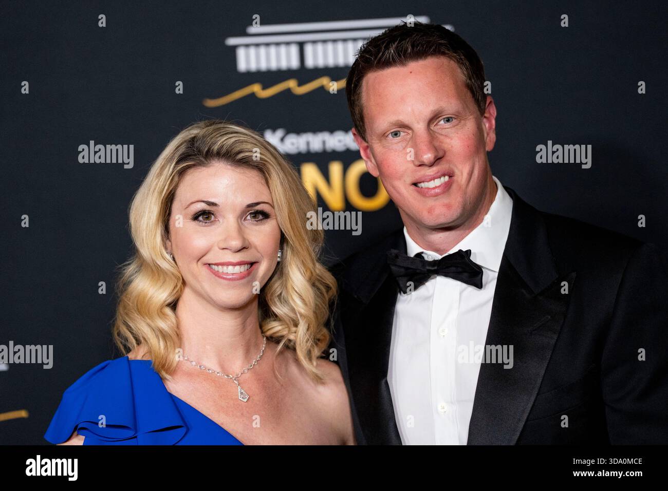 CEO of CBS News David Ellison and his wife, Sandra Lynn Modic, arrive ...