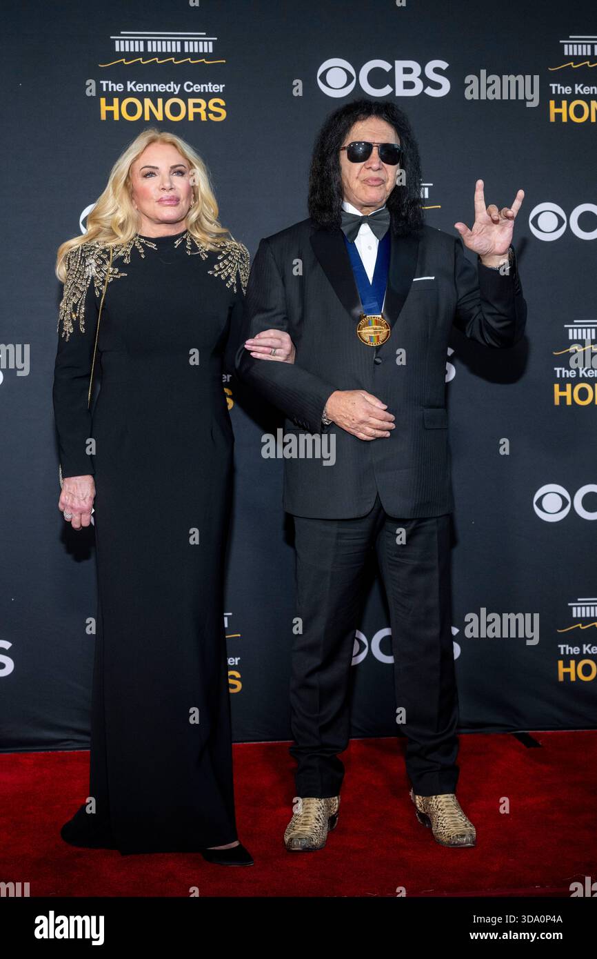 2025 Kennedy Center Honoree and member of rock band KISS Gene Simmons ...