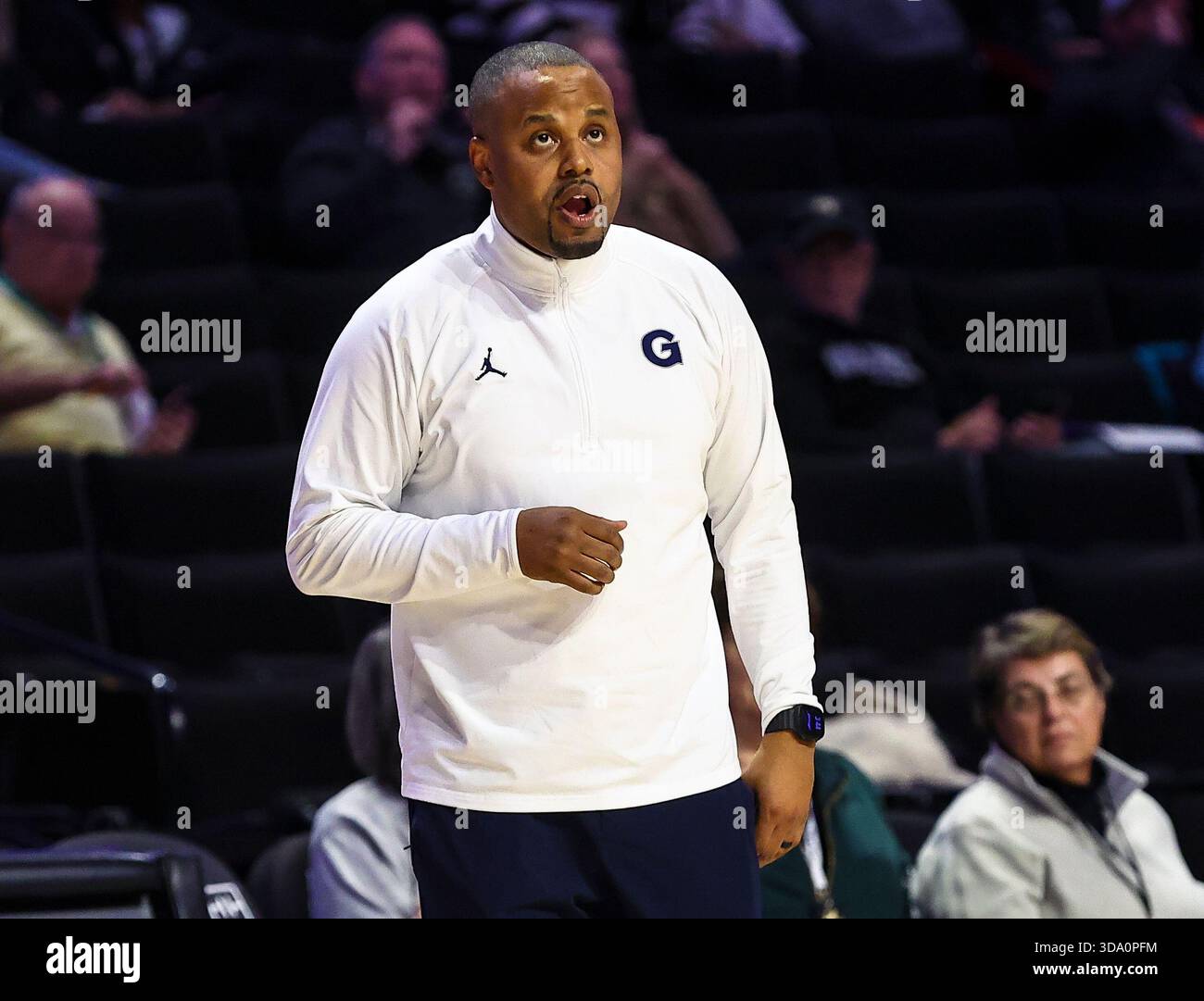 December 7, 2025: Darnell Haney is the head wlomen's basketball coach ...