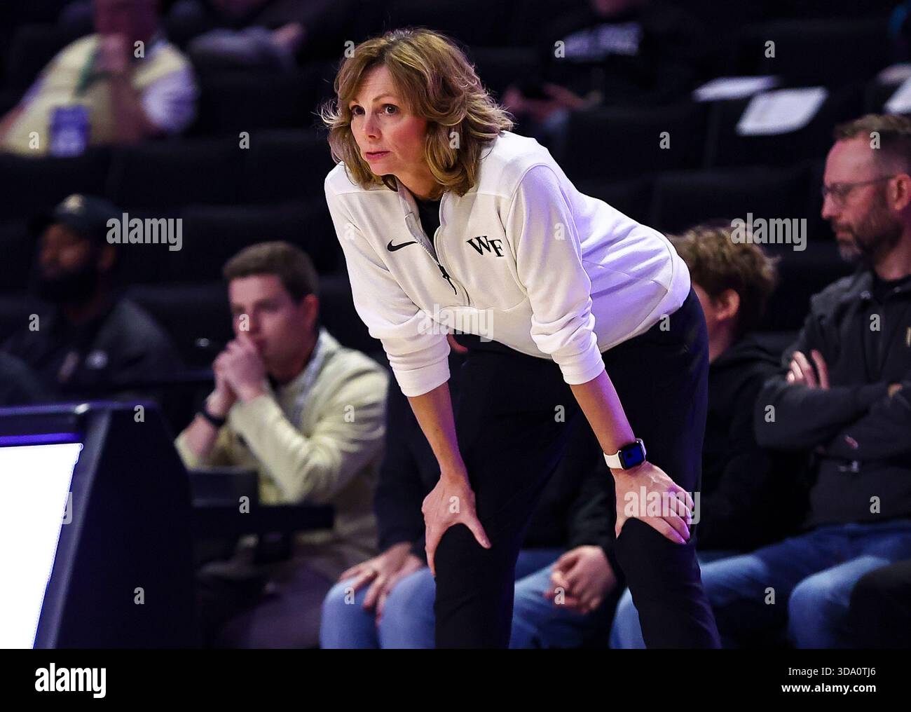 December 7, 2025: Megan Gebbia is the head women's basketball coach for ...