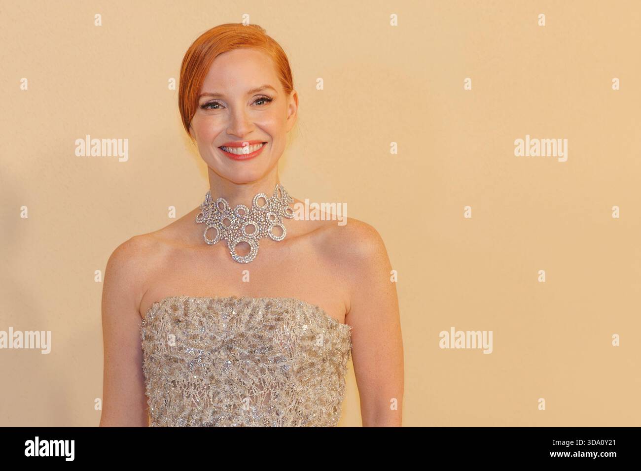 Jessica Chastain attends the "Brunello, Il Visionario Garbato" red ...