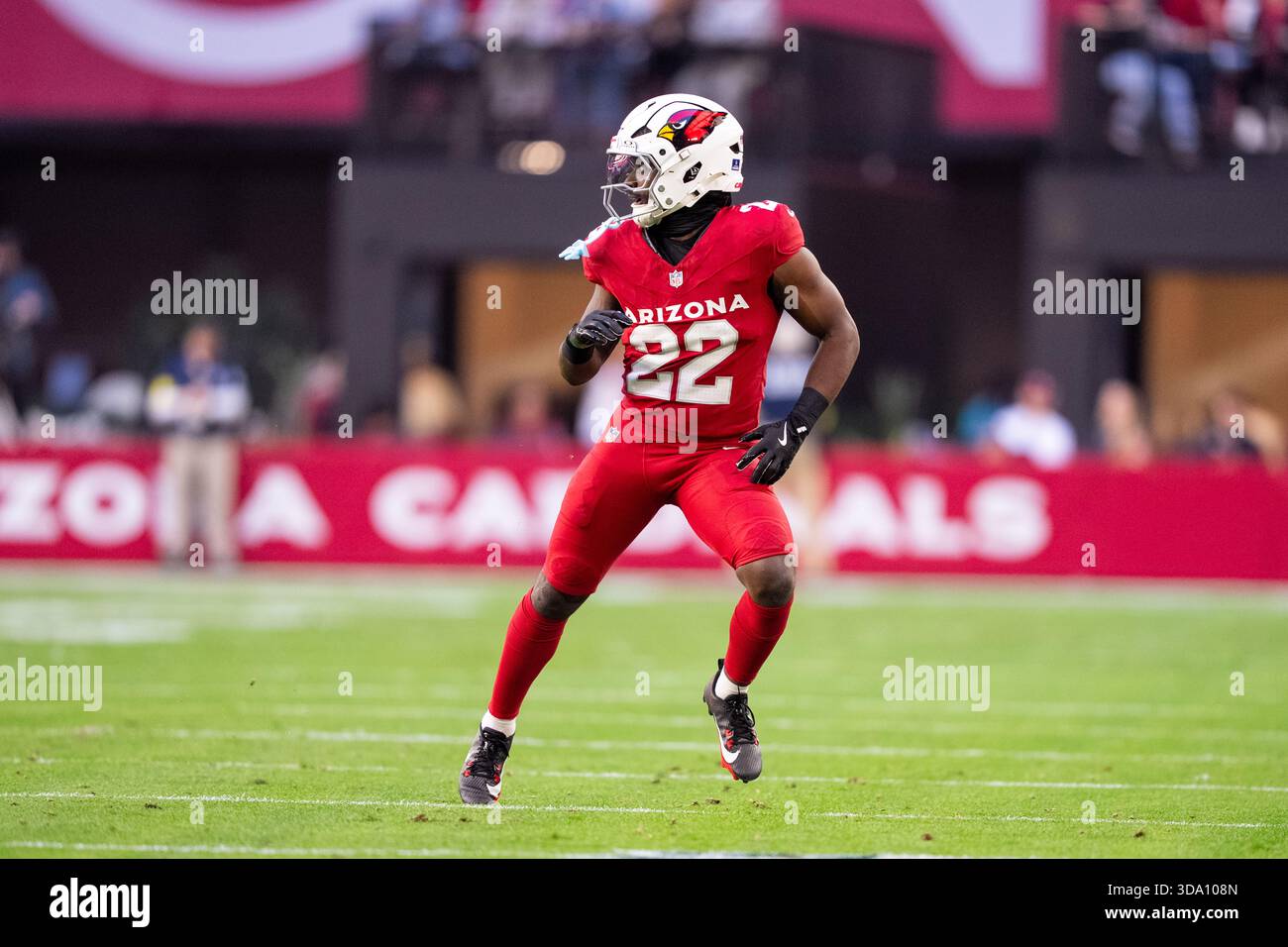 Arizona Cardinals running back Michael Carter (22) runs during an NFL ...