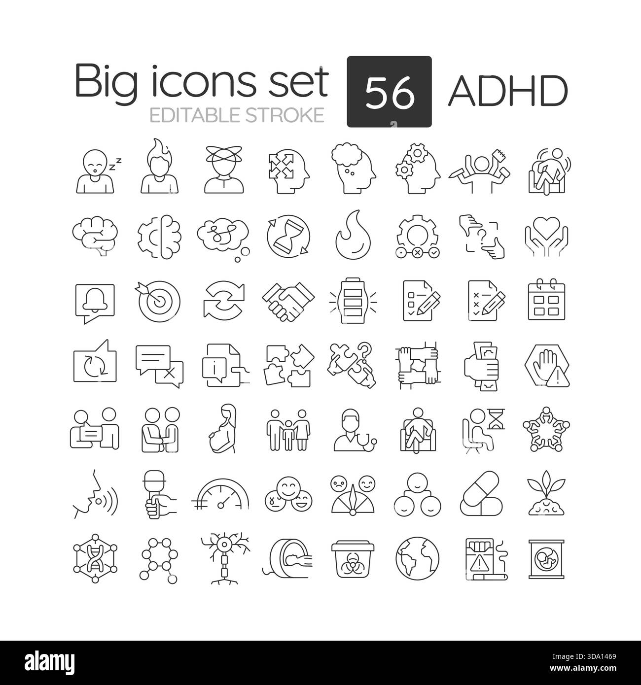 Education icons line symbols Black and White Stock Photos & Images - Alamy
