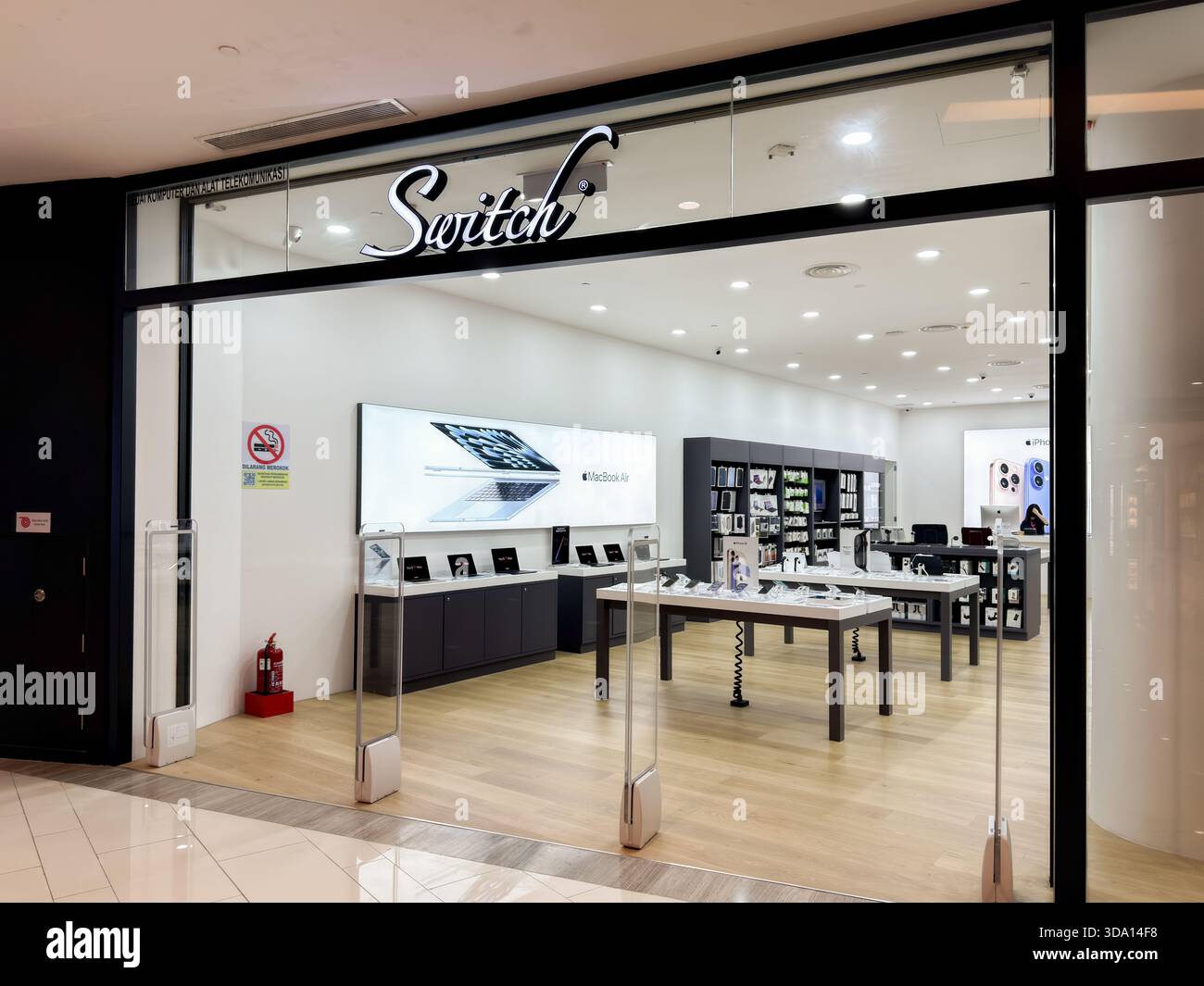 Penang, Malaysia - July 7, 2025: the store front of Switch displays ...