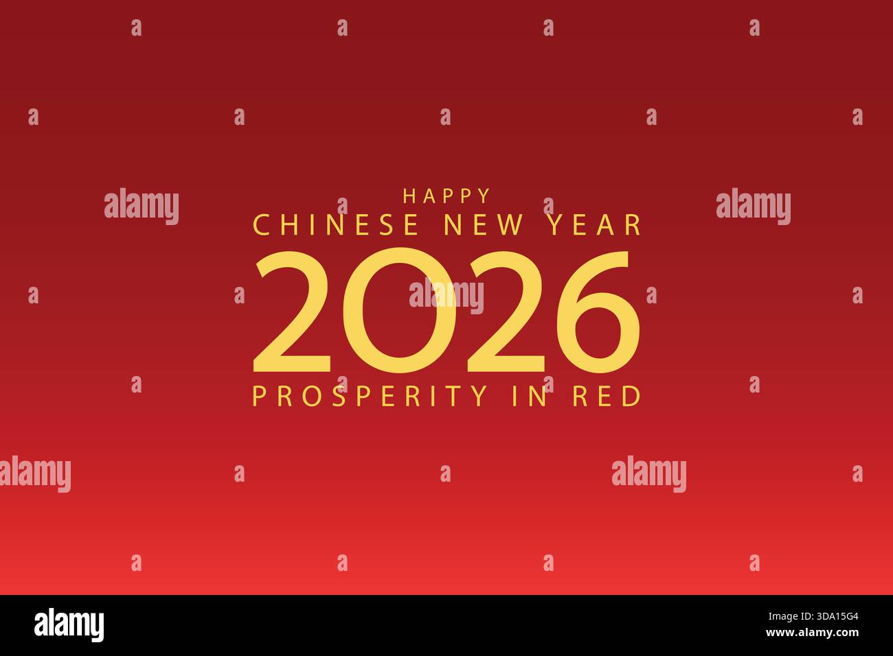 A Prosperous Start Happy Chinese New Year 2026 Stock Vector Image & Art ...