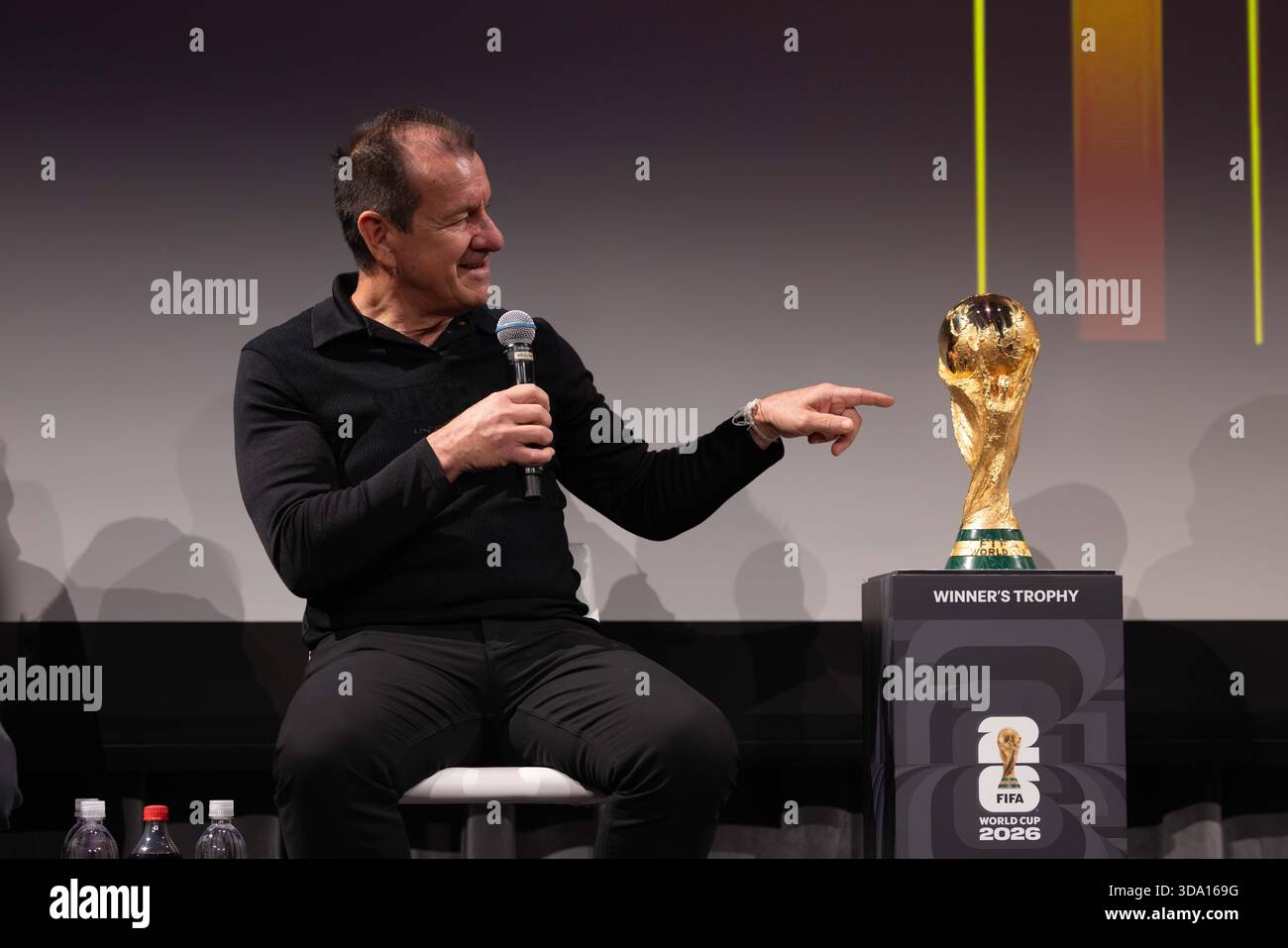 Dunga, captain of the Brazilian national team in the 1994 title, during ...