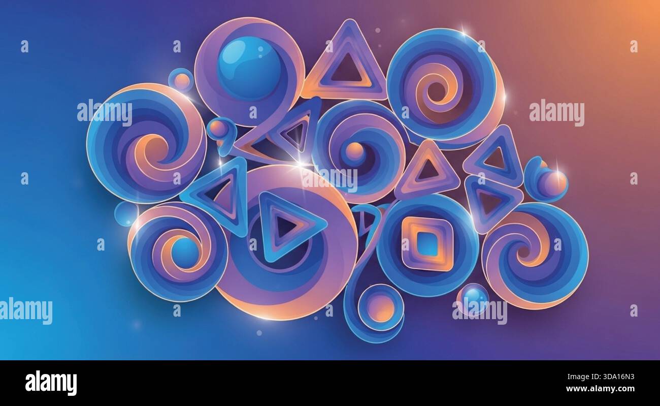 Intricate star pattern Stock Vector Images - Alamy