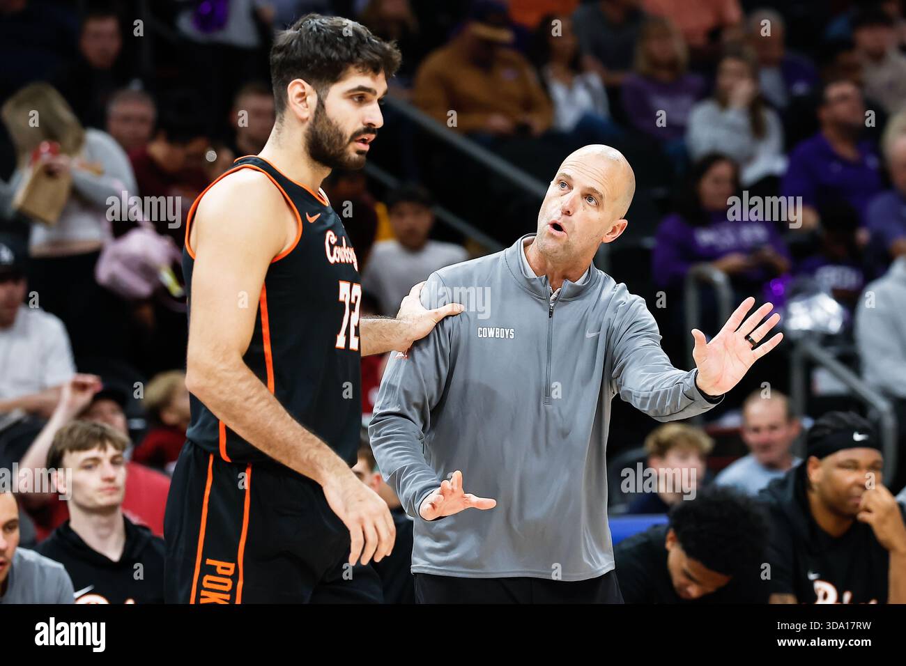 PHOENIX, AZ - DECEMBER 06: Oklahoma State Cowboys head coach Steve Lutz ...