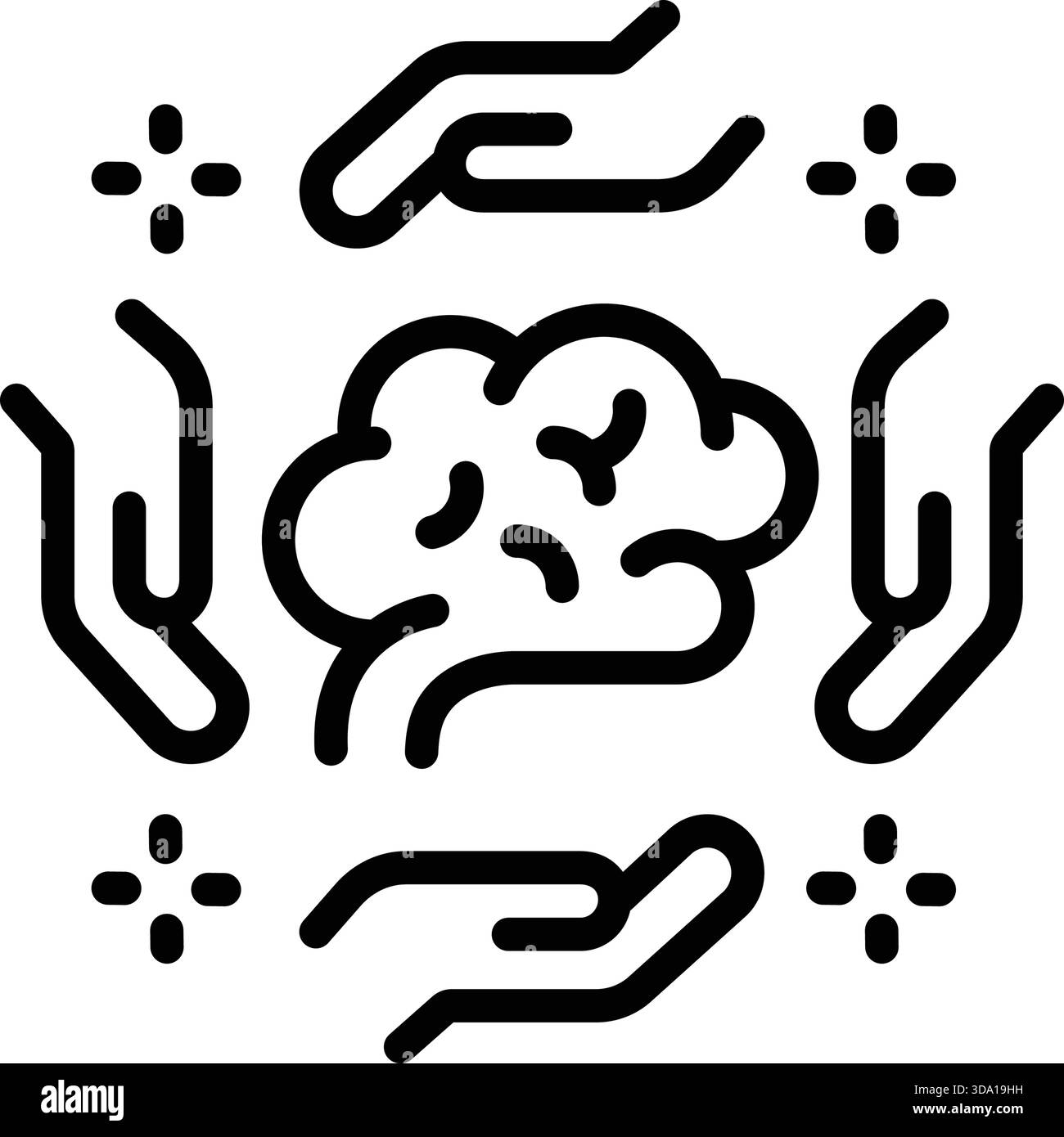 Icon memory care support Stock Vector Images - Alamy