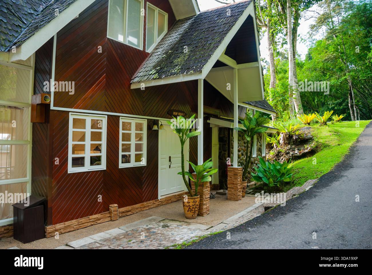 Palm villa 1, bungalow, lodge, exterior, Poring Hot Spring, Sabah ...