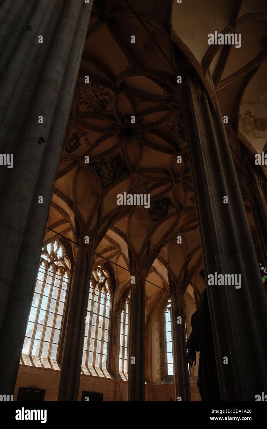 Medieval Gothic Church Vaulted Ceiling Detail Stock Photo - Alamy