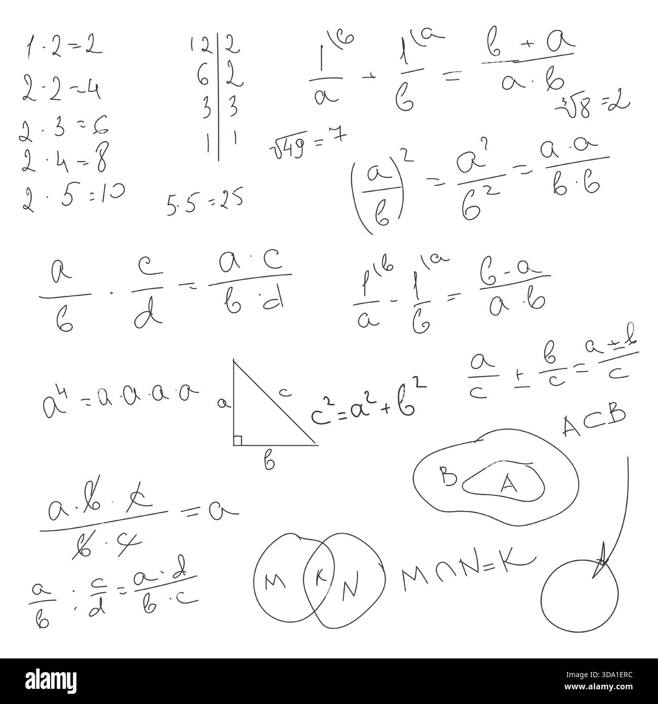 Differential equations Stock Vector Images - Alamy