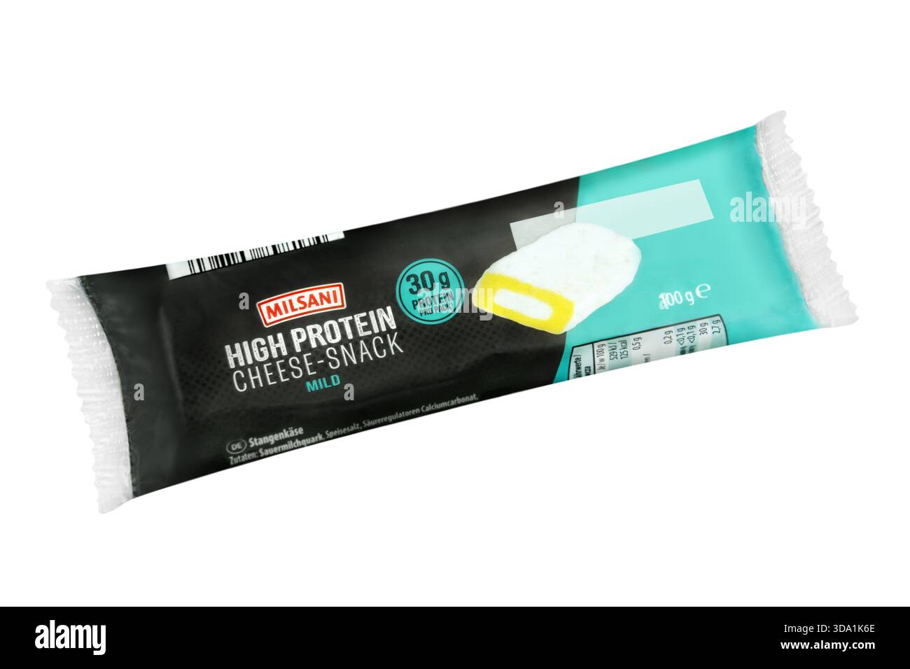 Hamburg, Germany - Dezember 3 2025: German Milsani High Protein Cheese ...