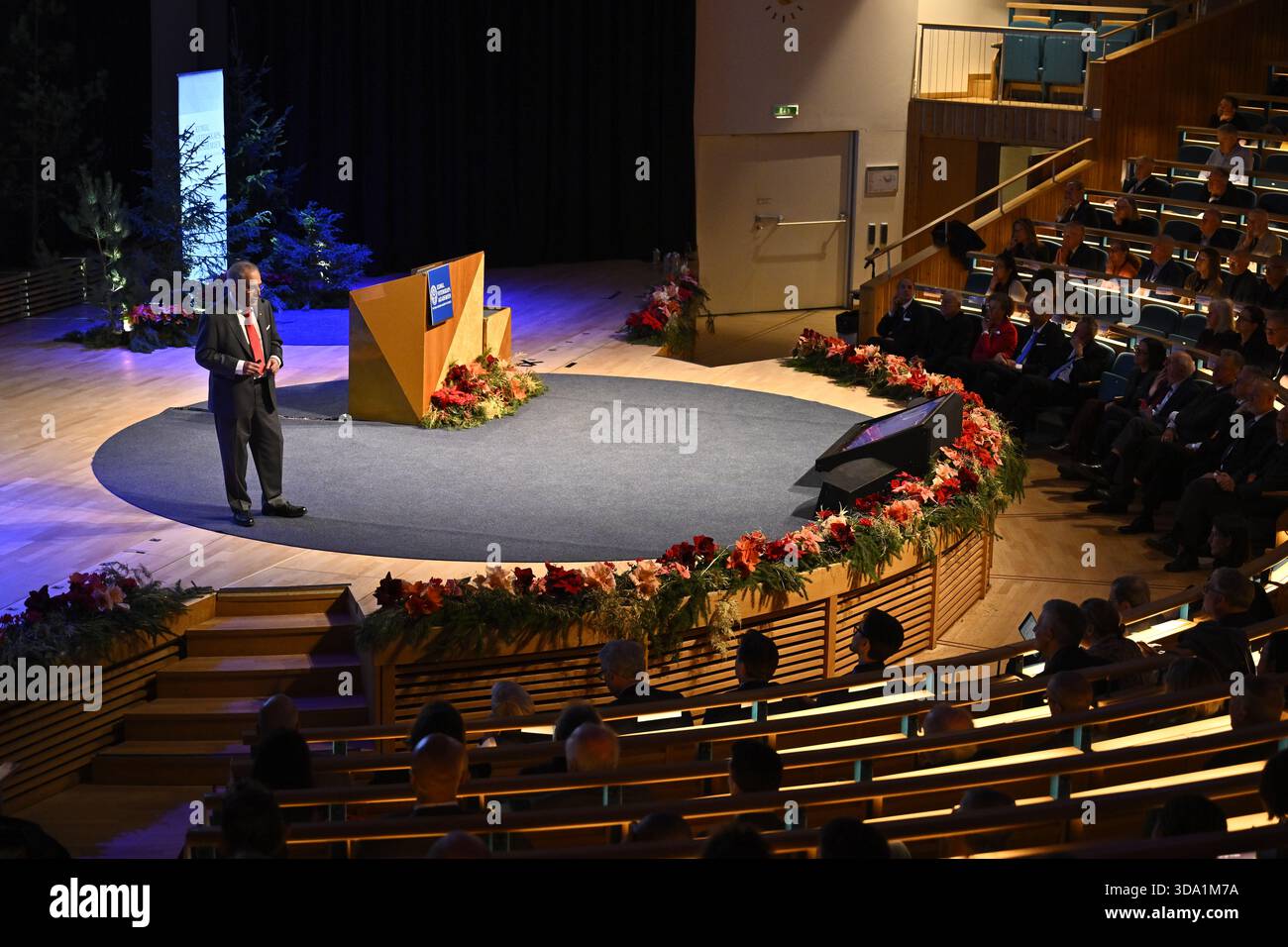 STOCKHOLM, SWEDEN 20251208Nobel Prize winner in Physics, Michel H ...