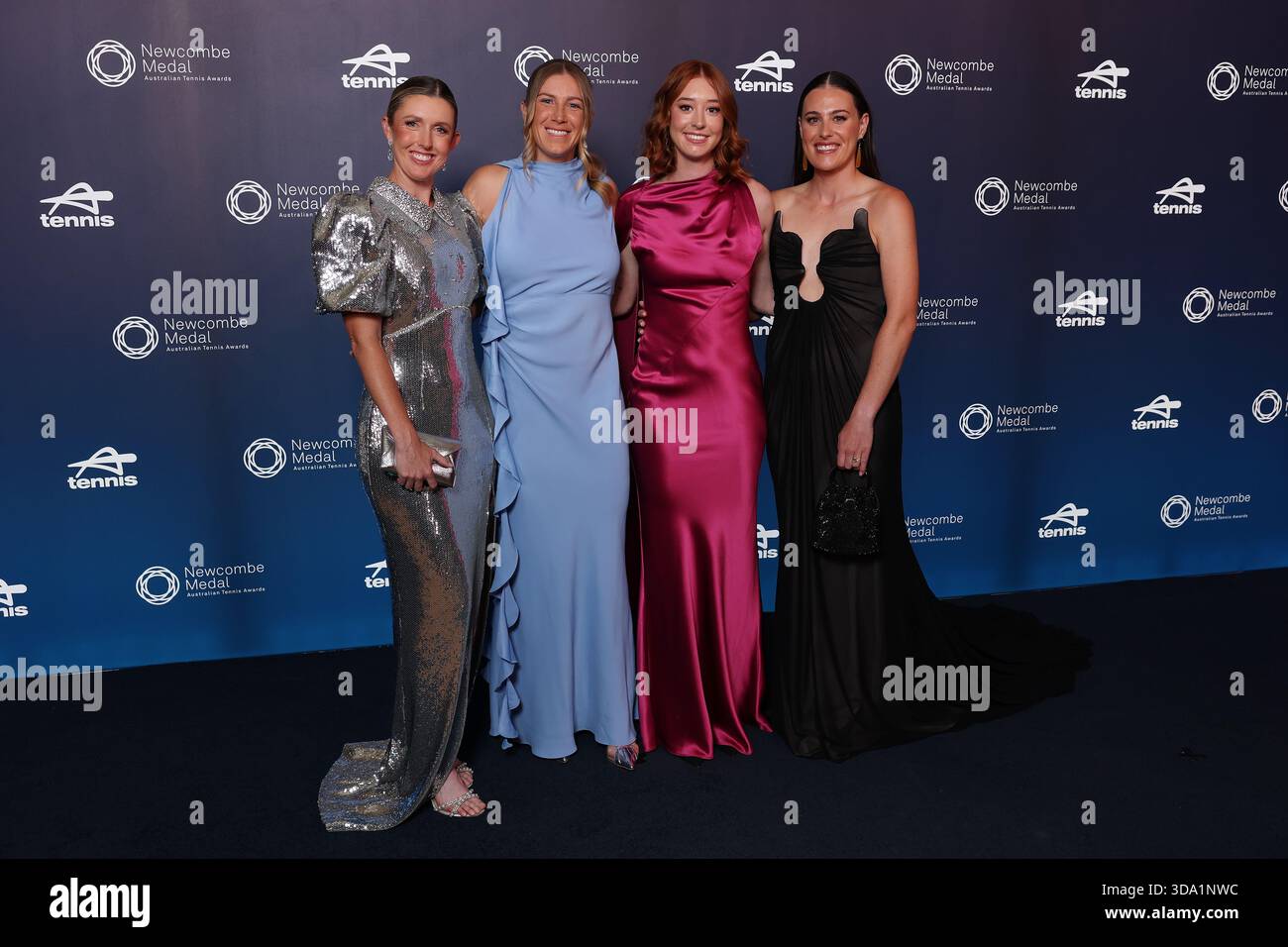 Storm Hunter, Ellen Perez, Maya Joint and Kim Birrell pose ahead of the ...