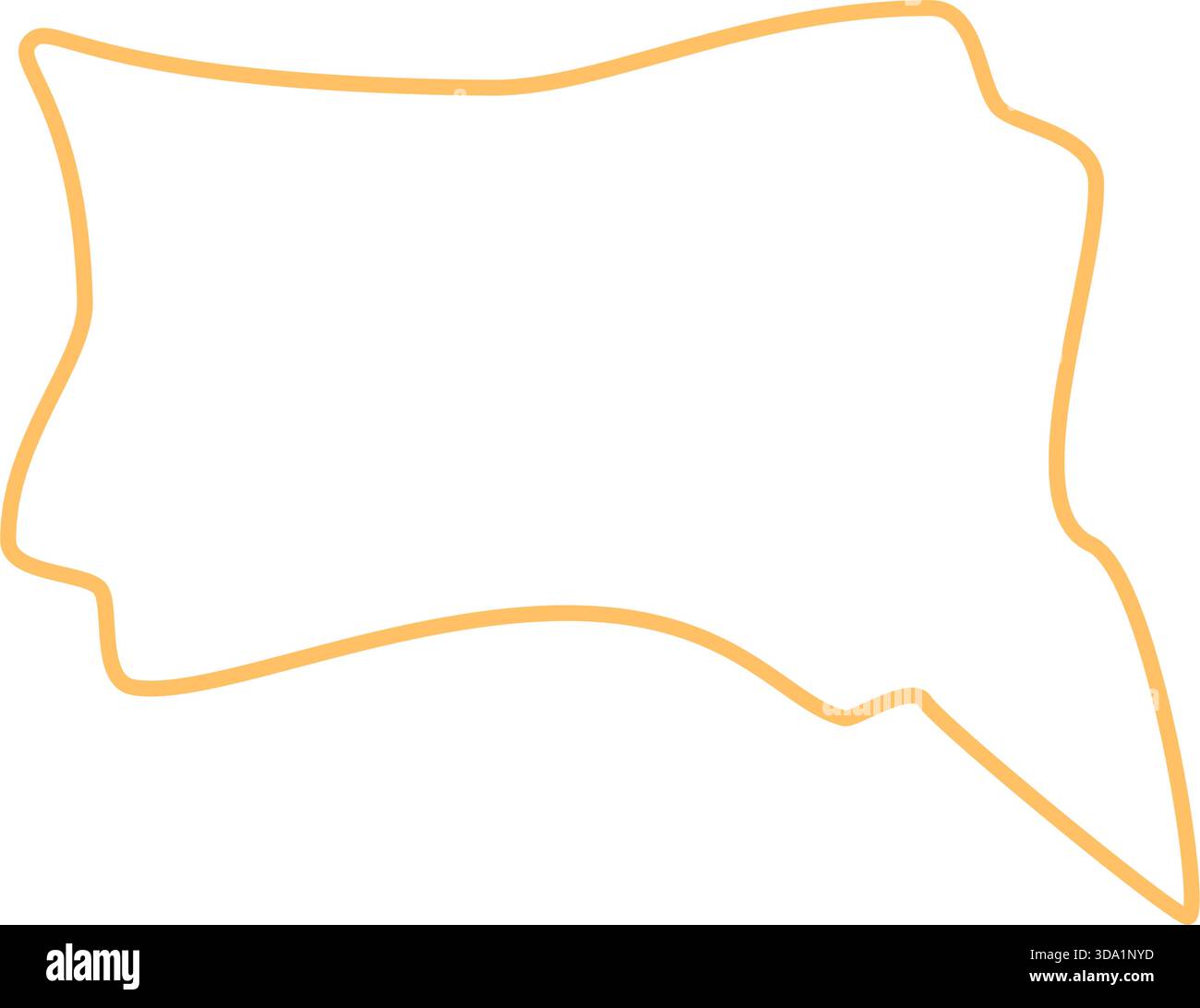 Wavy doodle irregular line Cut Out Stock Images & Pictures - Alamy