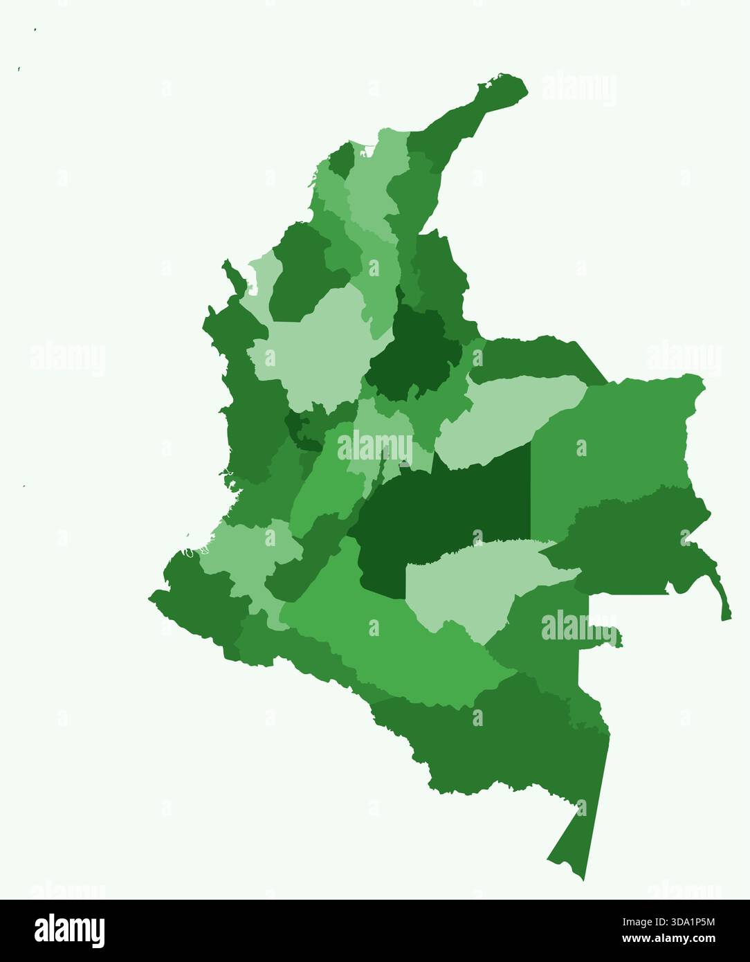 Map of colombia by regions hi-res stock photography and images - Alamy