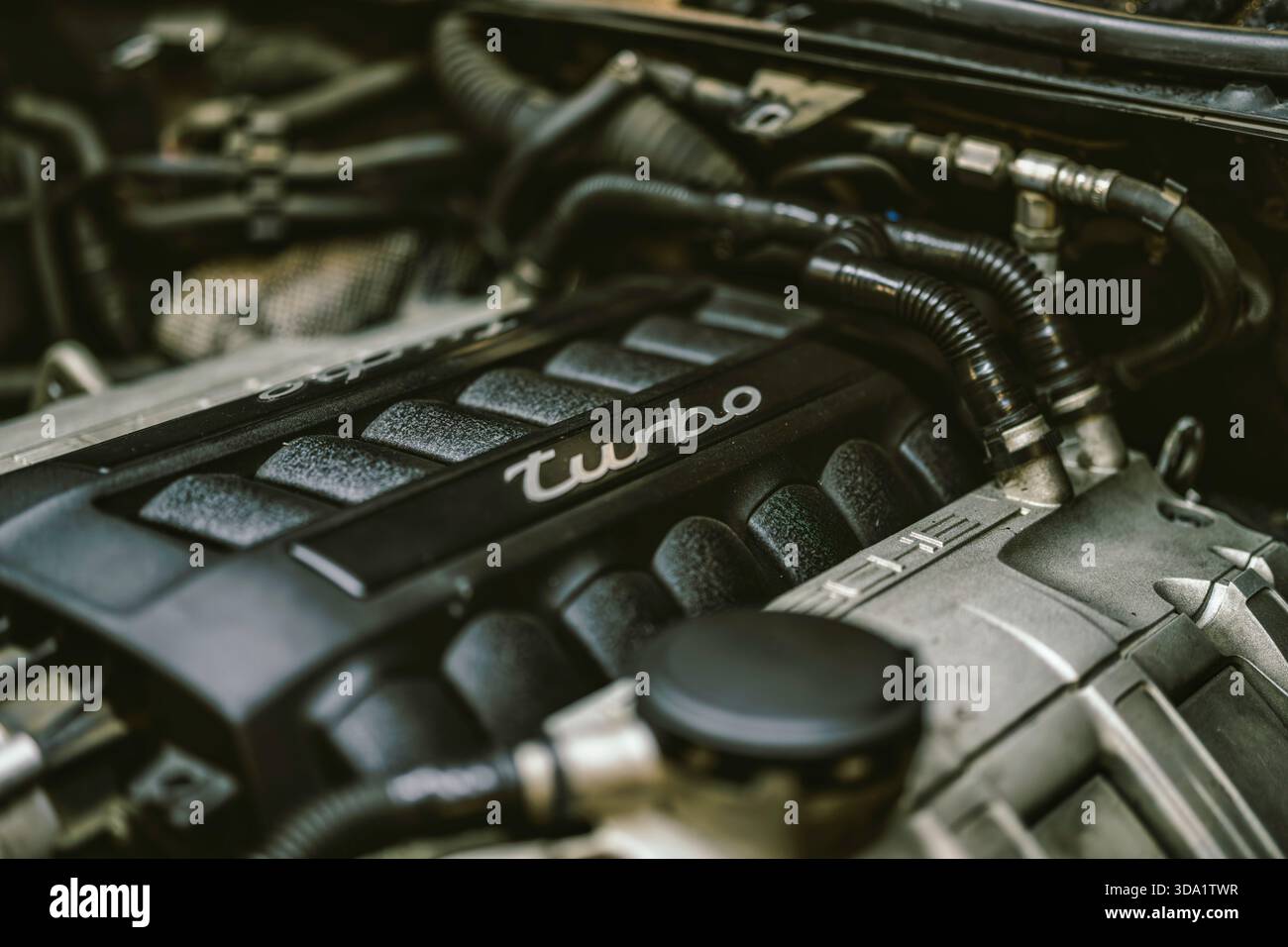 Rome, italy 20 november 2025: internal combustion engine with its ...