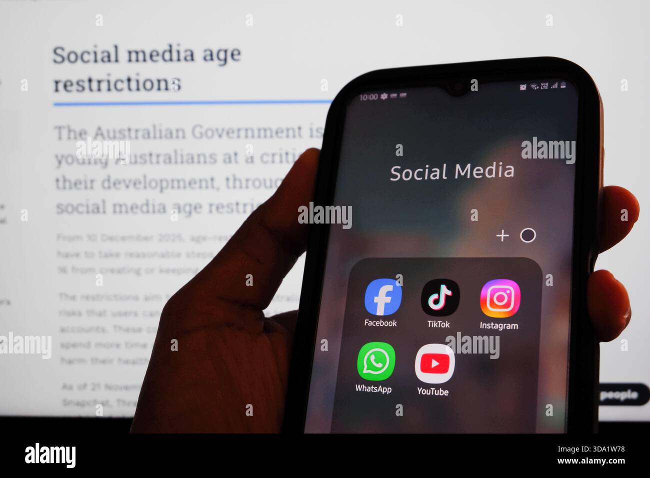 In this photo illustration, the social media networking apps are ...