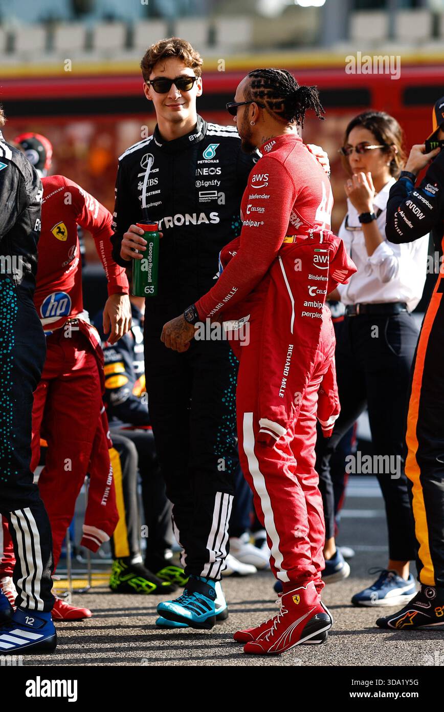 #63 George Russell (GBR, Mercedes-AMG Petronas F1 Team), #44 Lewis ...