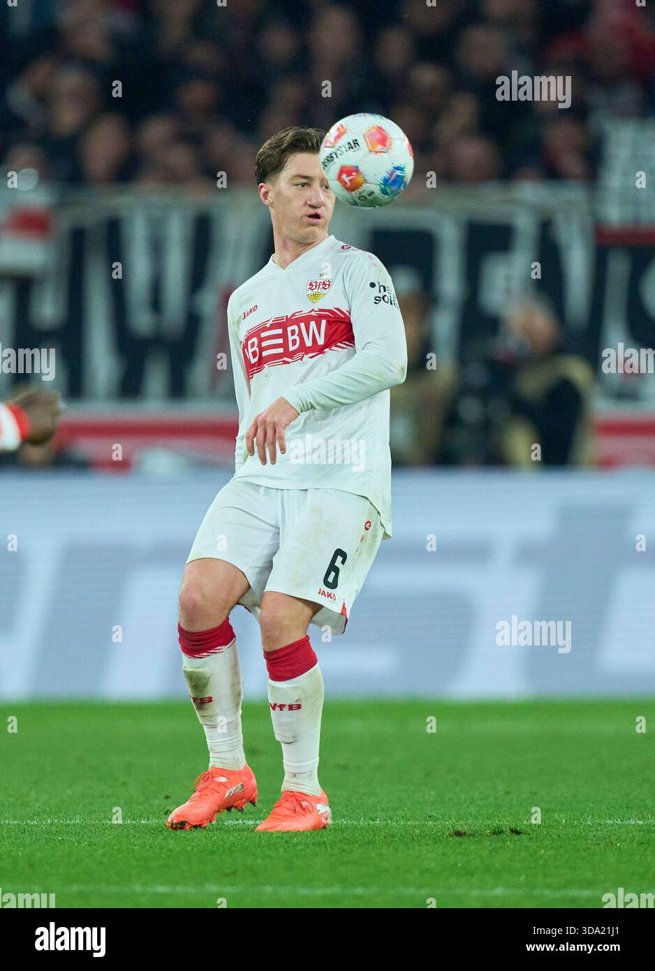 Angelo Stiller of Stuttgart in the match VFB STUTTGART - FC BAYERN ...