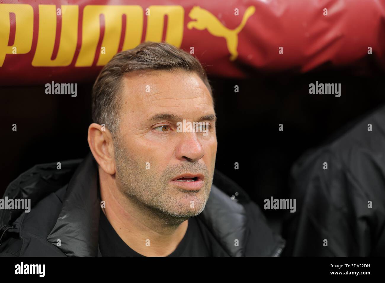 ISTANBUL, TURKEY - DECEMBER 5: Head coach Okan Buruk of Galatasaray SK ...