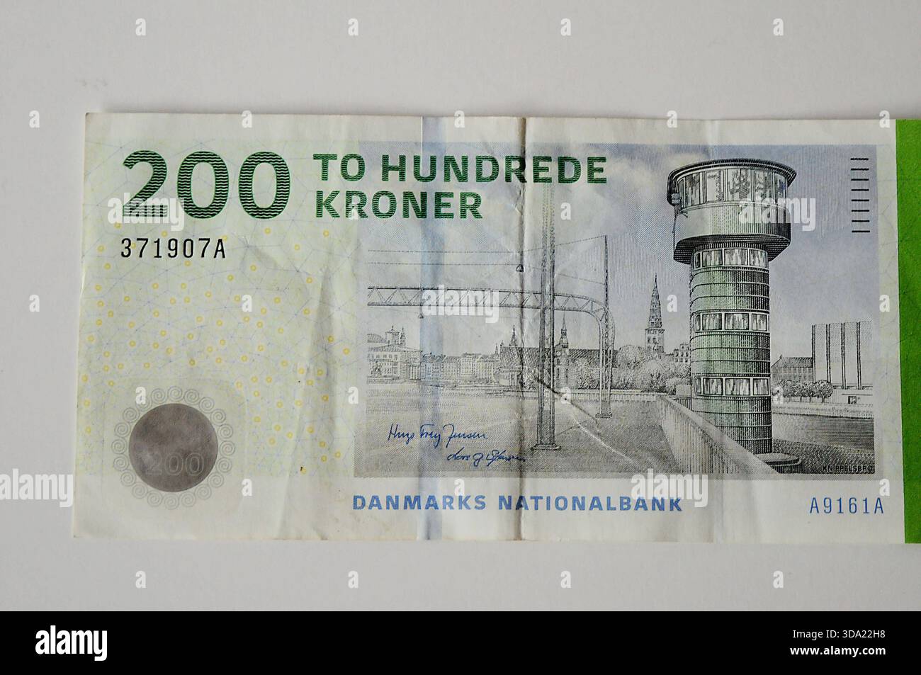 Copenhagen/ Denmark/8 DECEMBER 2025/Danish 200 hunred kroner note or ...