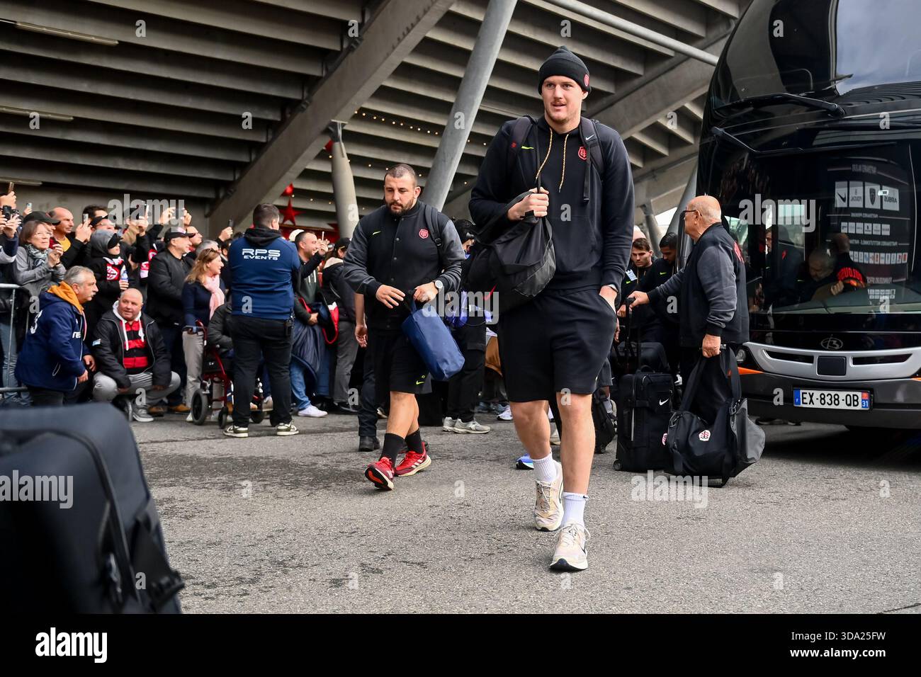 Joshua Brennan of Stade Toulousain during the EPCR Champions Cup match ...