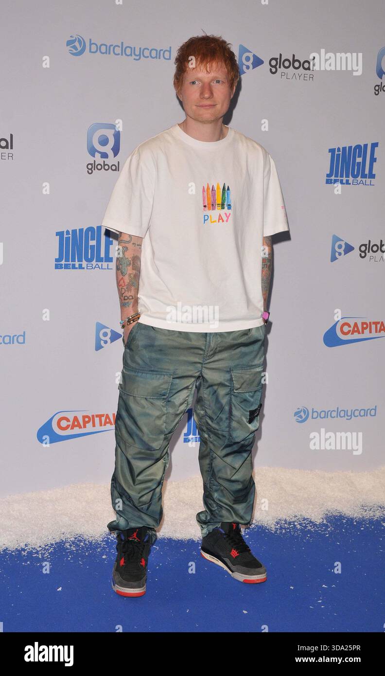 Ed Sheeran at the Capital's Jingle Bell Ball with Barclaycard, Day 1 ...