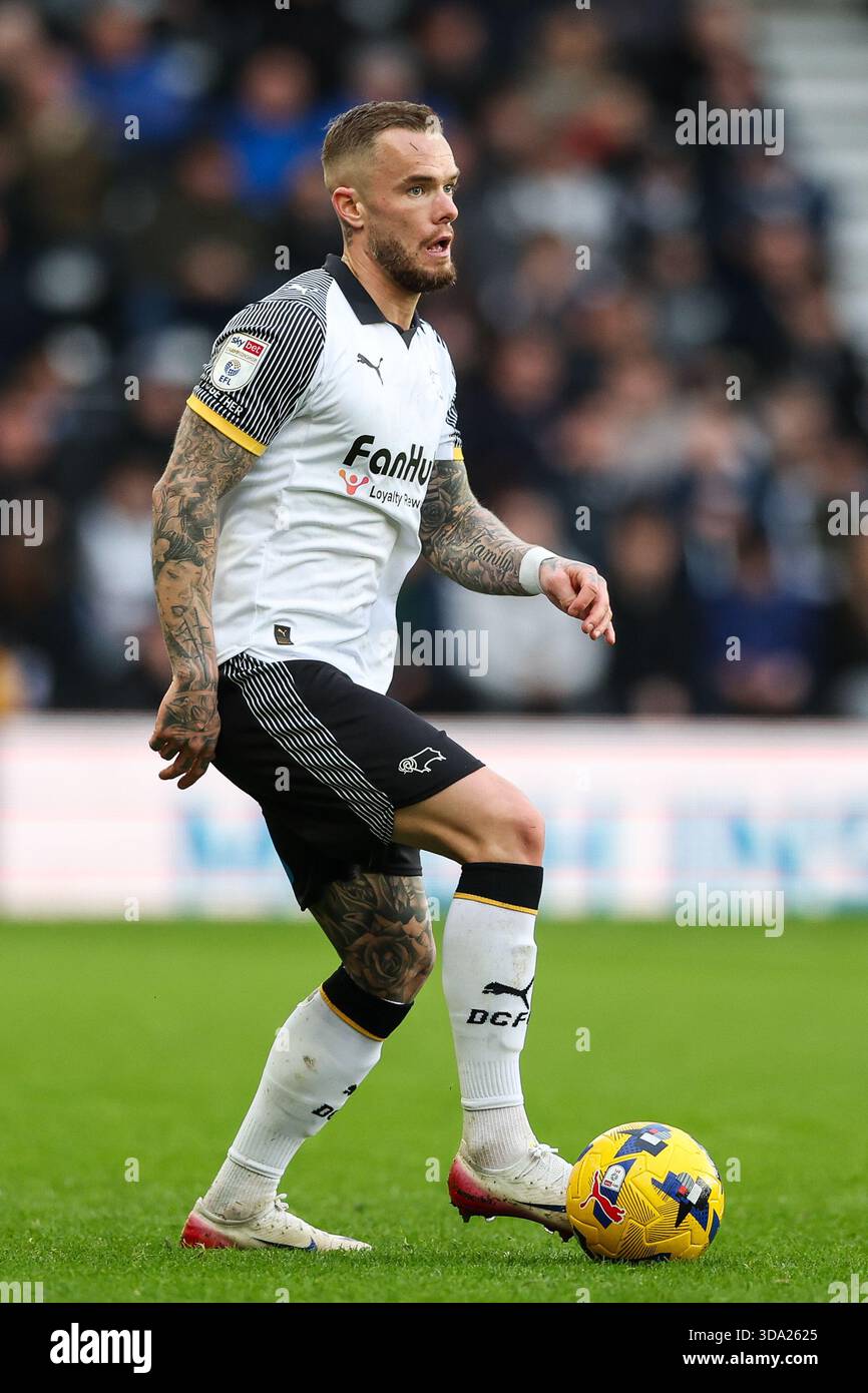 Derby County's Joe Ward during the Sky Bet Championship match at Pride ...