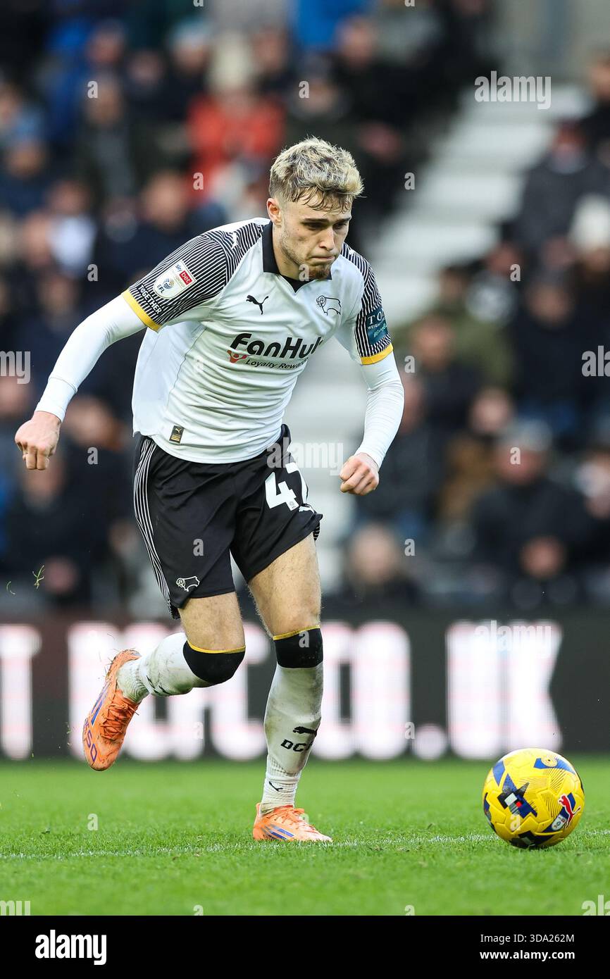 Derby County's Bobby Clark during the Sky Bet Championship match at ...