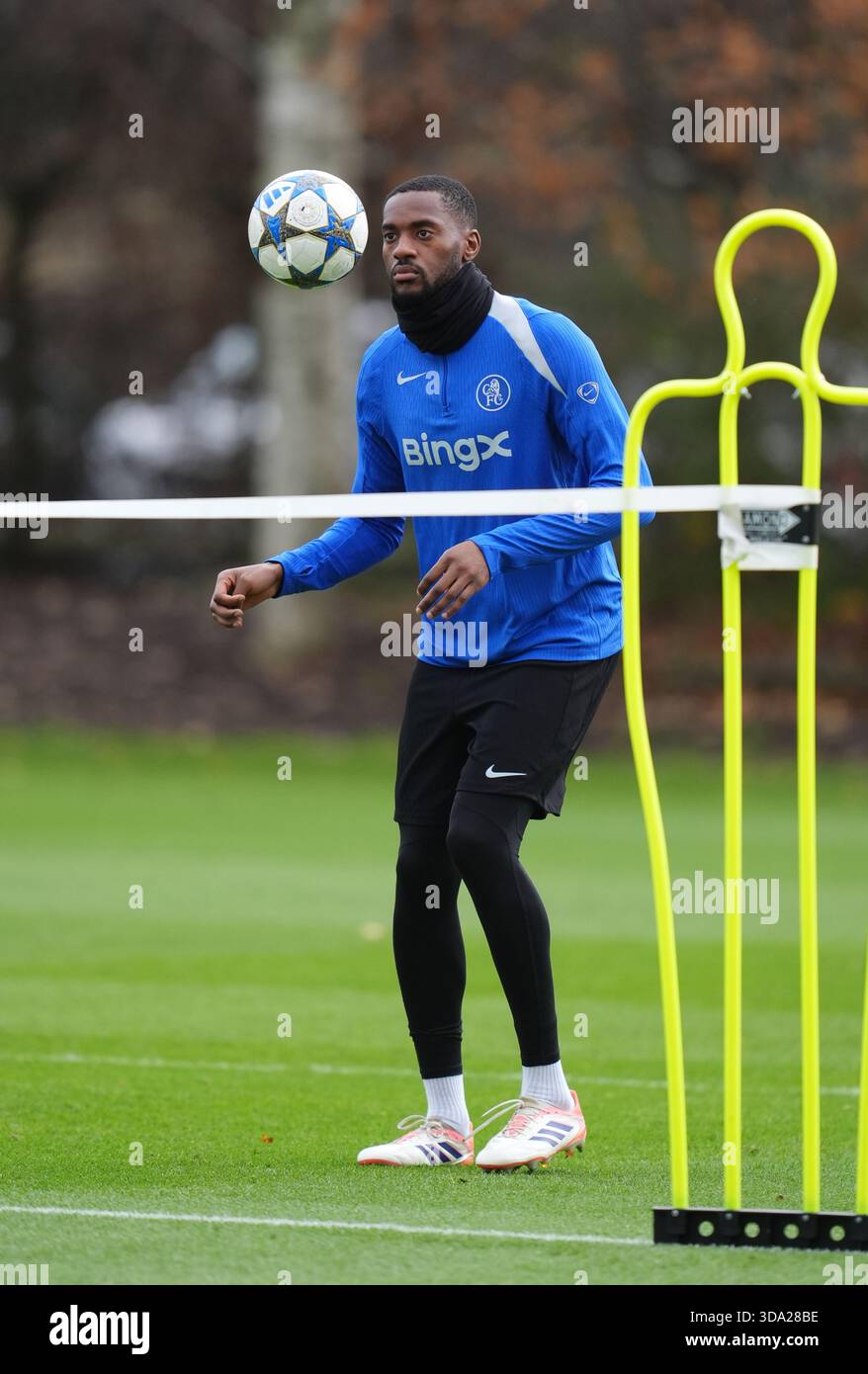 Chelsea's Tosin Adarabioyo during a training session at Cobham Training ...