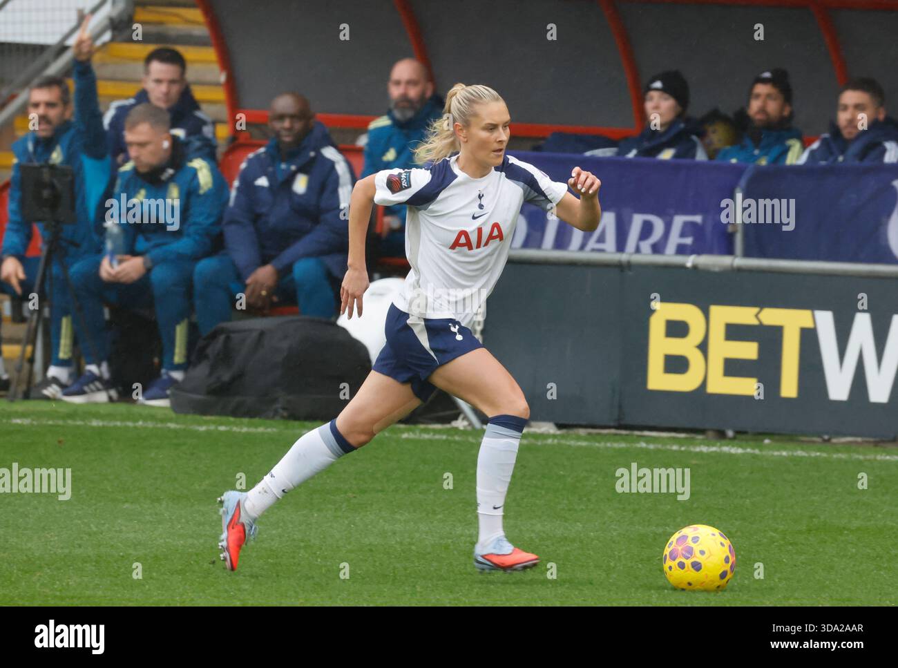 LONDON, ENGLAND - Amanda Nilden of Tottenham Hotspur Women in action ...