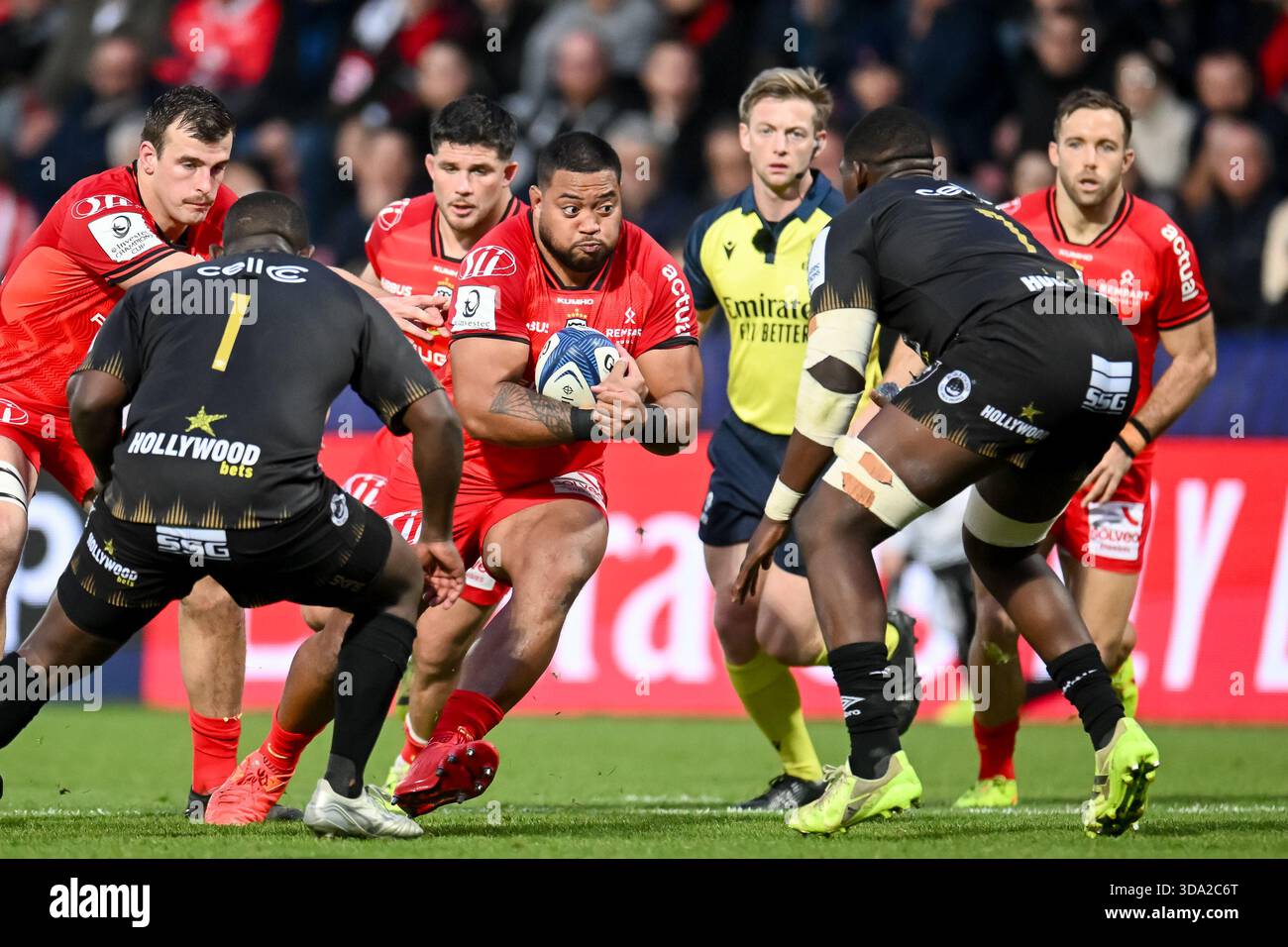Rodrigue Neti of Stade Toulousain during the EPCR Champions Cup match ...
